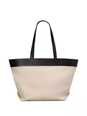 AMI Paris Logo-plaque Panelled Tote Bag