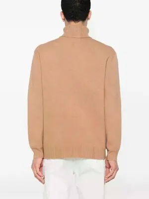 A.p.c. Virgin Wool Roll Neck Sweater - Neutrals