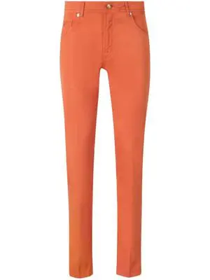Marco Pescarolo Slim-cut Trousers - Red
