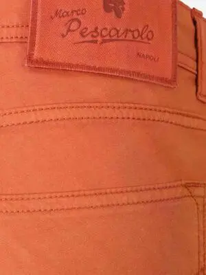 Marco Pescarolo Slim-cut Trousers - Red