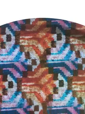 LES-OTTOMANS Ikat' Wooden Tray