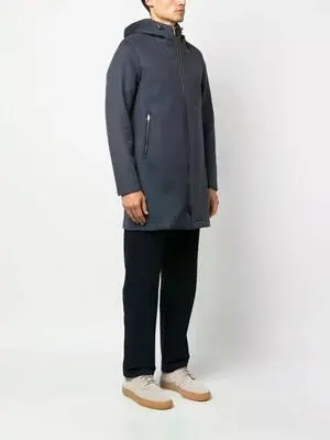 Herno Zip-up Hooded Coat