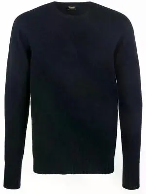 DRUMOHR Round Neck Jumper - Blue