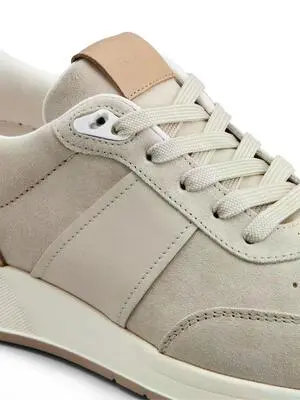 TOD'S Panelled Suede Sneakers - Neutrals