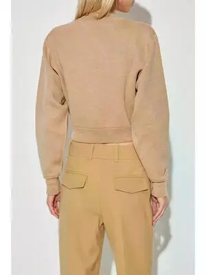 Chloé Embroidered-logo Wool Jumper