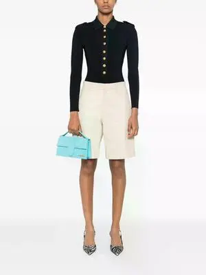 TOM FORD Ribbed-knit Bodysuit - Blue