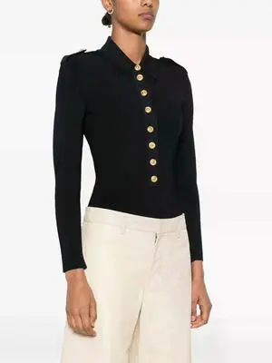 TOM FORD Ribbed-knit Bodysuit - Blue