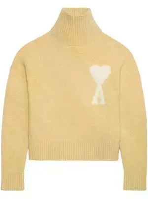 AMI Paris Cloudy Wool De Coeur Jumper