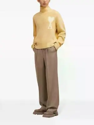 AMI Paris Cloudy Wool De Coeur Jumper