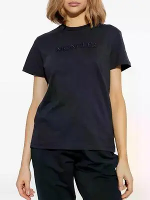 Moncler Logo-embroidered T-shirt