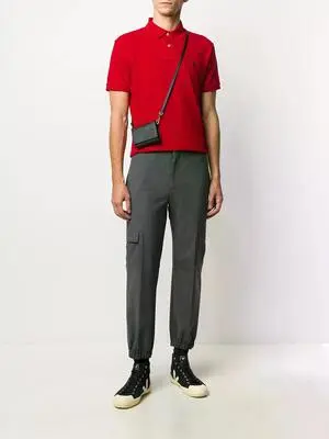 Polo Ralph Lauren Logo Embroidered Polo Shirt - Red