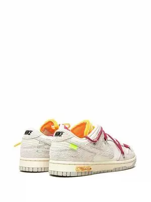 Nike X Off White Dunk Low Lot 35 Sneakers - Neutrals