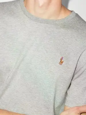 Polo Ralph Lauren Embroidered Logo T-shirt - Grey