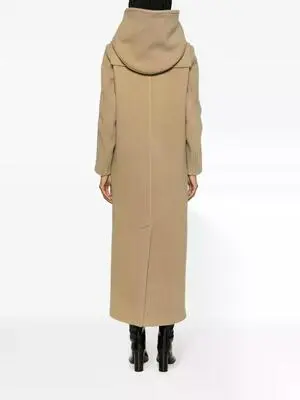 Prada Slouch-hood Wool Coat