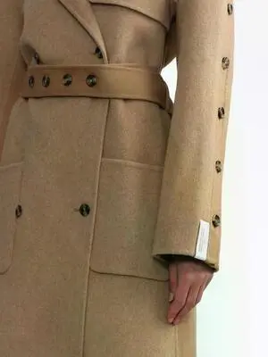 Rokh Button-detail Double-breasted Maxi Coat