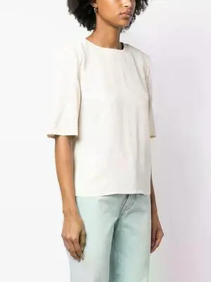 Pinko Round-neck Short-sleeve Blouse