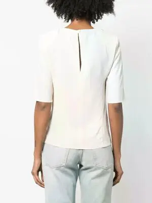 Pinko Round-neck Short-sleeve Blouse