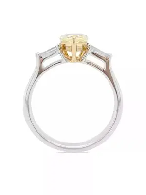 HYT JEWELRY Platinum And Diamond Cocktail Ring