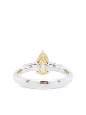HYT JEWELRY Platinum And Diamond Cocktail Ring