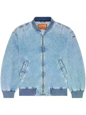 DIESEL® D-vinz Denim Bomber Jacket