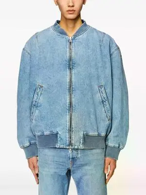 DIESEL® D-vinz Denim Bomber Jacket