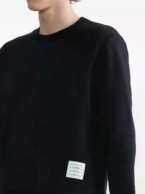 Thom Browne Rwb Stripe Sweatshirt - Blue