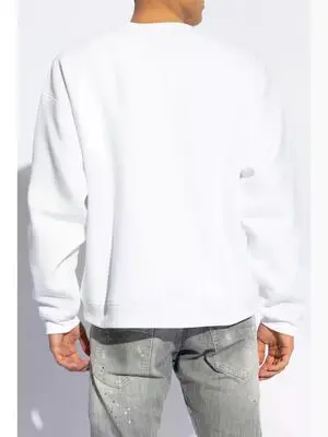 Dsquared2 Graphic-stamp Sweatshirt - White
