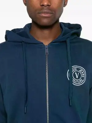 Versace Logo-embroidered Hoodie