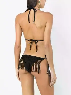 AMIR SLAMA Floral-print Two-piece Bikini Set
