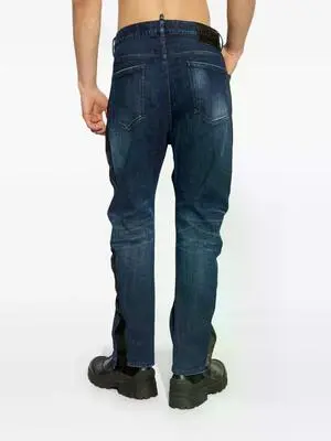 Dsquared2 Distressed Straight Leg Jeans