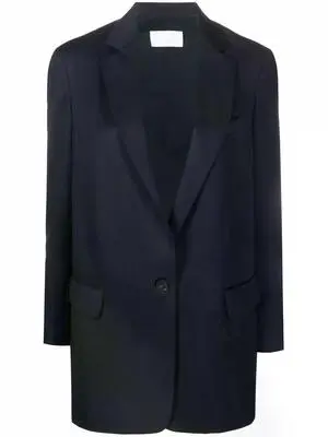 Fabiana Filippi Notched-lapel Single-breasted Blazer - Blue