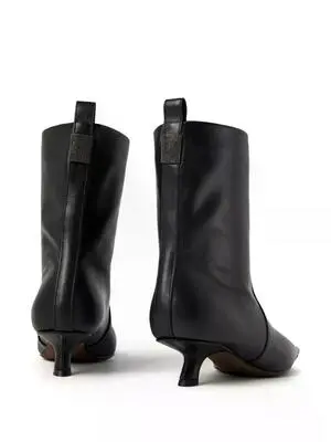 Brunello Cucinelli Leather Ankle Boots
