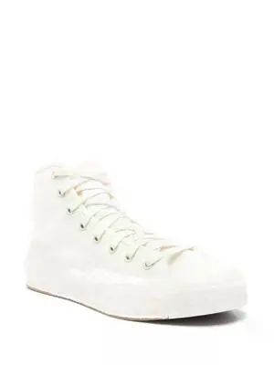 Y3 High Top Canvas Sneakers