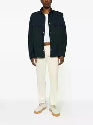 Incotex Slim-cut Cotton Trousers - Neutrals