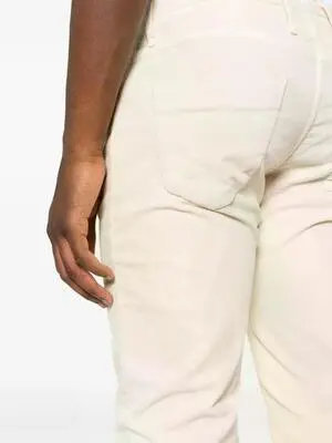 Incotex Slim-cut Cotton Trousers - Neutrals