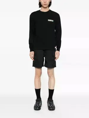 GROUND ZERO Logo-print Drawstring Shorts