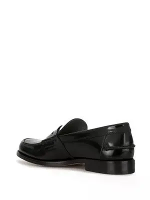 TOD'S Leather Loafers - Black