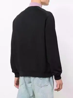 MSGM Logo Print Sweatshirt - Black