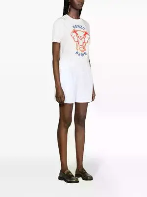 Kenzo Broderie-anglaise High-rise Short Shorts