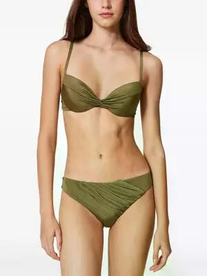 TWINSET Pleated Bikini Bottom