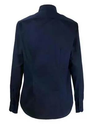 ORIAN Long-sleeve Button-up Shirt - Blue