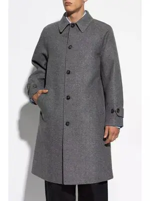 Officine Générale Single-breasted Wool-blend Coat