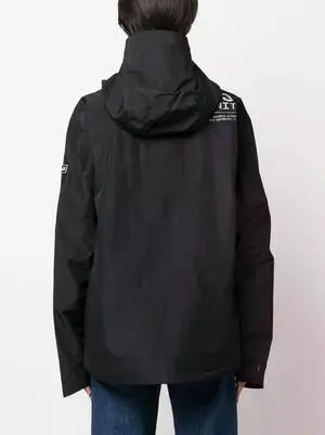Rlx Ralph Lauren Hooded Windbreaker Jacket With Logo Detail