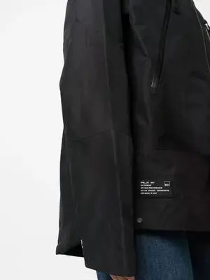 Rlx Ralph Lauren Hooded Windbreaker Jacket With Logo Detail