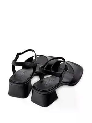 Camper Kora Buckle Sandals - Black