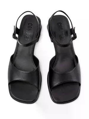 Camper Kora Buckle Sandals - Black
