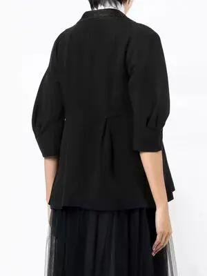 Shiatzy Chen Spread-collar Single-breasted Jacket