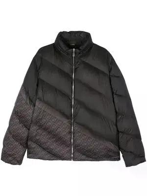 Fendi Ff-print Padded Puff Jacket