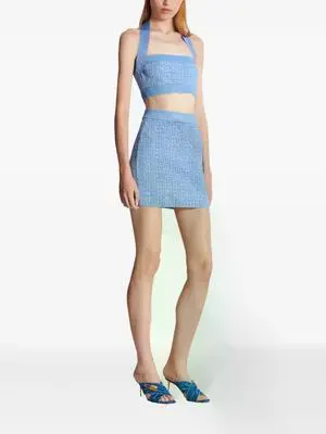 Balmain Labyrinth-jacquard Skirt