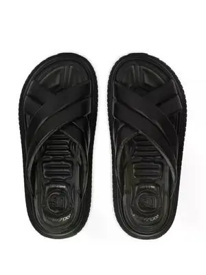 Dolce & Gabbana Crossover-strap Flat Sandals